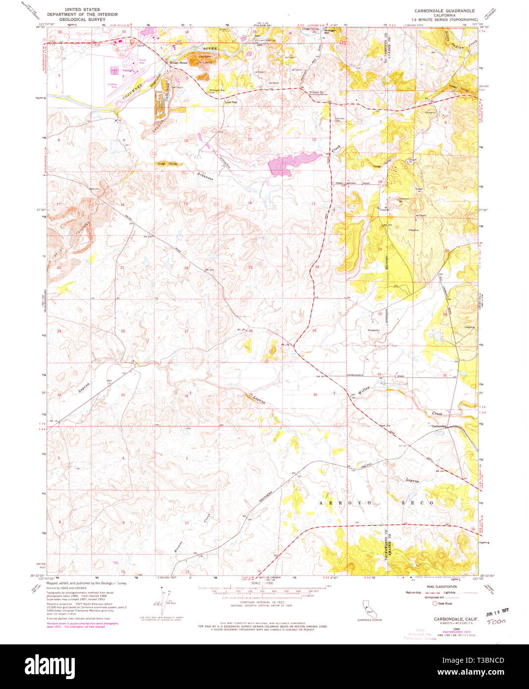 Carbondale map hi-res stock photography and images - Alamy