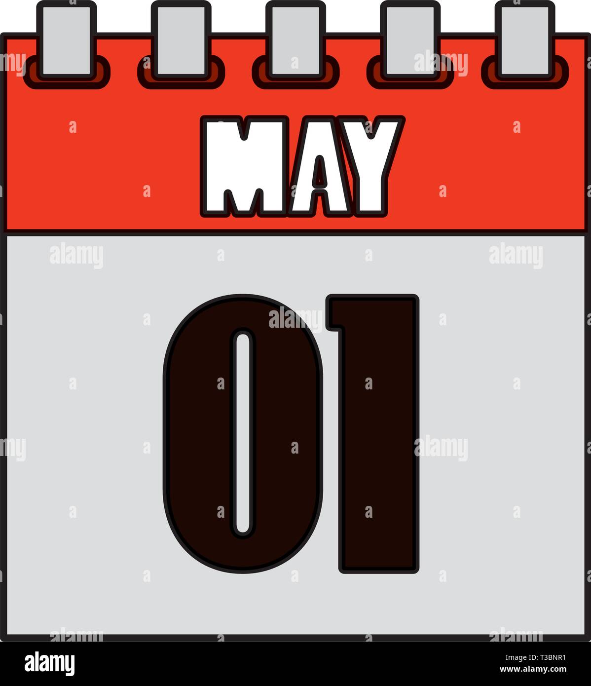one may calendar icon Stock Vector Image & Art - Alamy