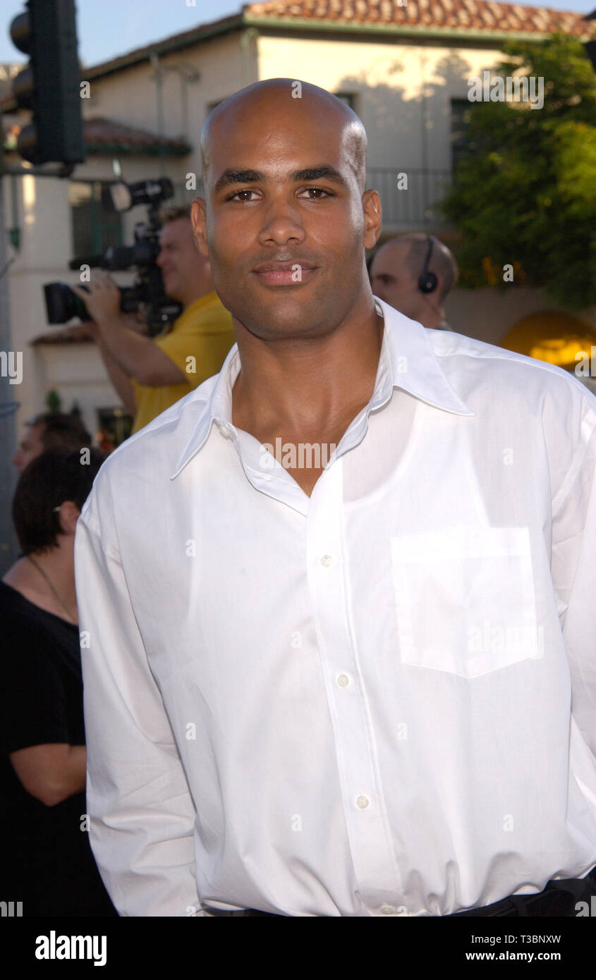 LOS ANGELES, CA. August 14, 2001: Actor BORIS KODJOE at the Los Angeles ...