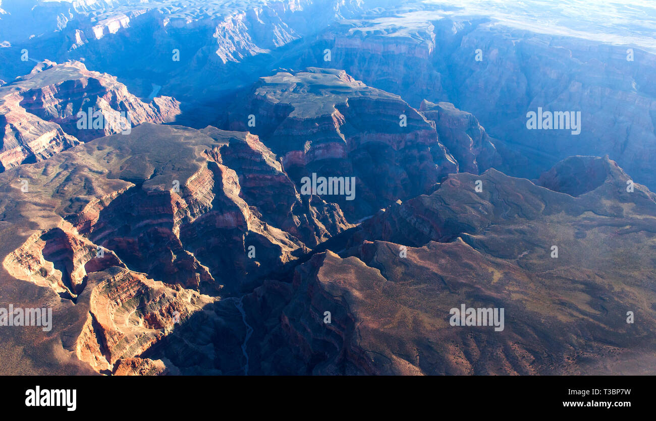 Aerial view of Colorado grand canyon, Arizona, usa Stock Photo - Alamy