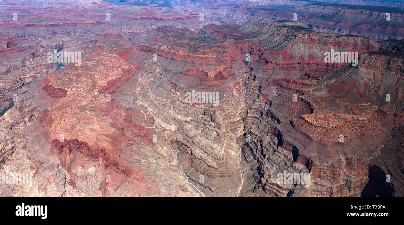 Aerial view of Colorado grand canyon, Arizona, usa Stock Photo - Alamy