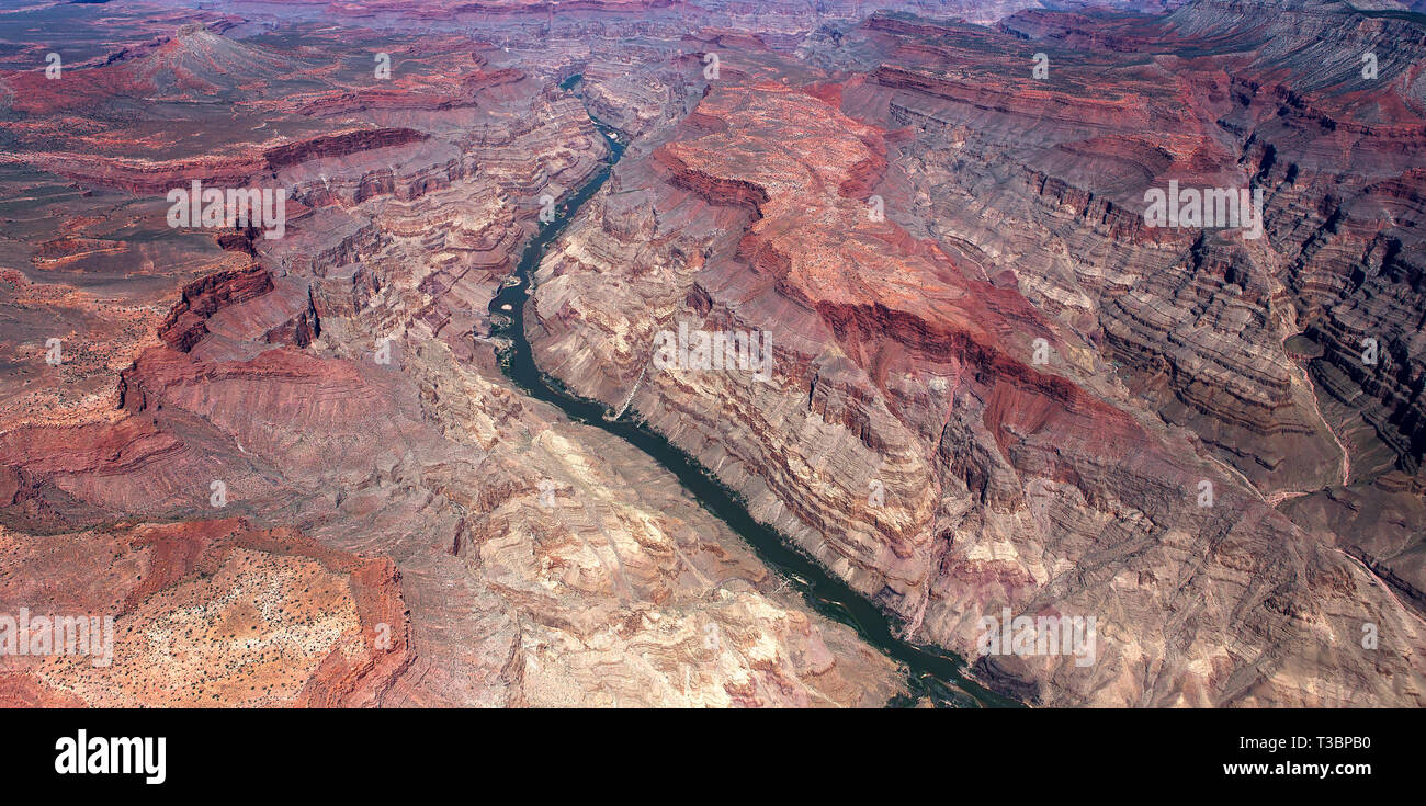Aerial view of Colorado grand canyon, Arizona, usa Stock Photo - Alamy