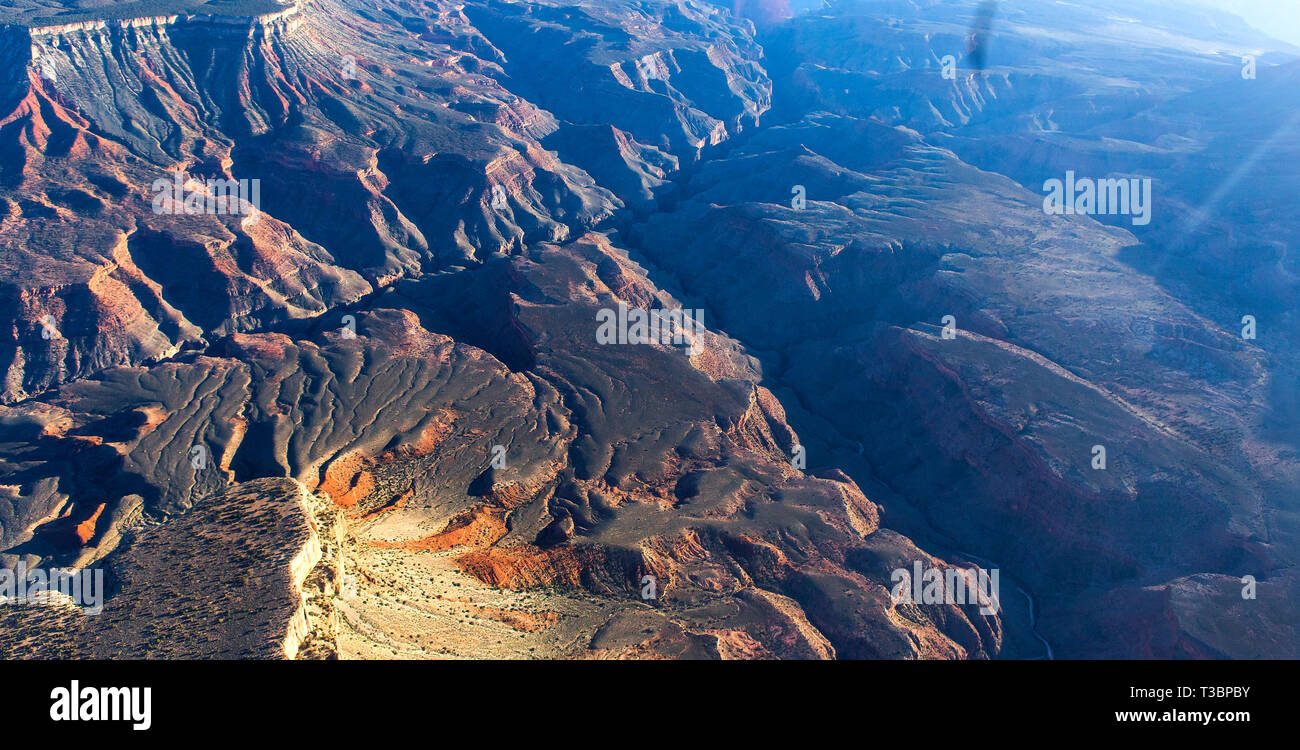Aerial view of Colorado grand canyon, Arizona, usa Stock Photo - Alamy