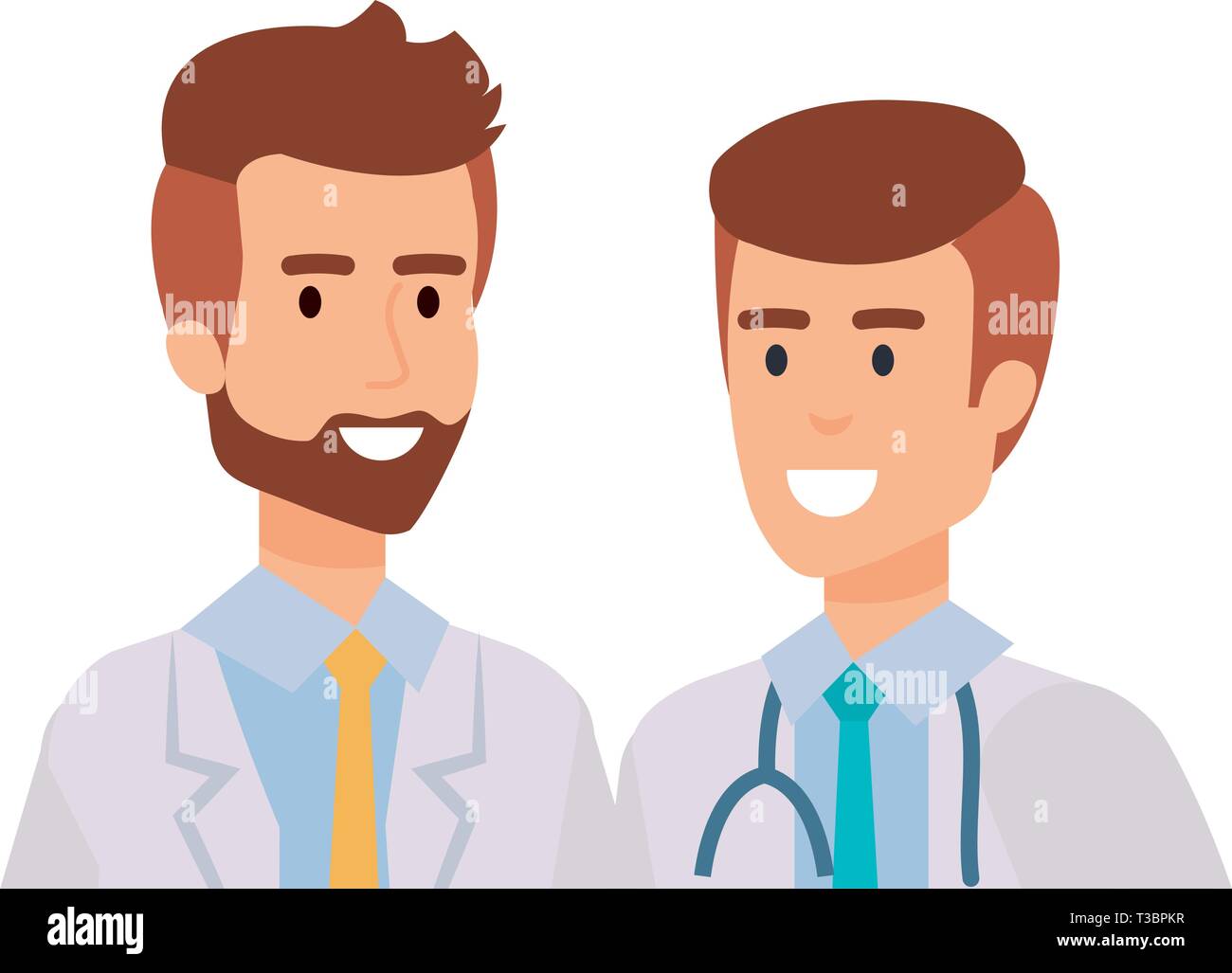 professionals doctors avatars characters Stock Vector Image & Art - Alamy