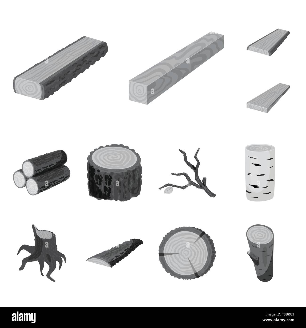 Deck stump lumber timber Stock Vector Images - Alamy