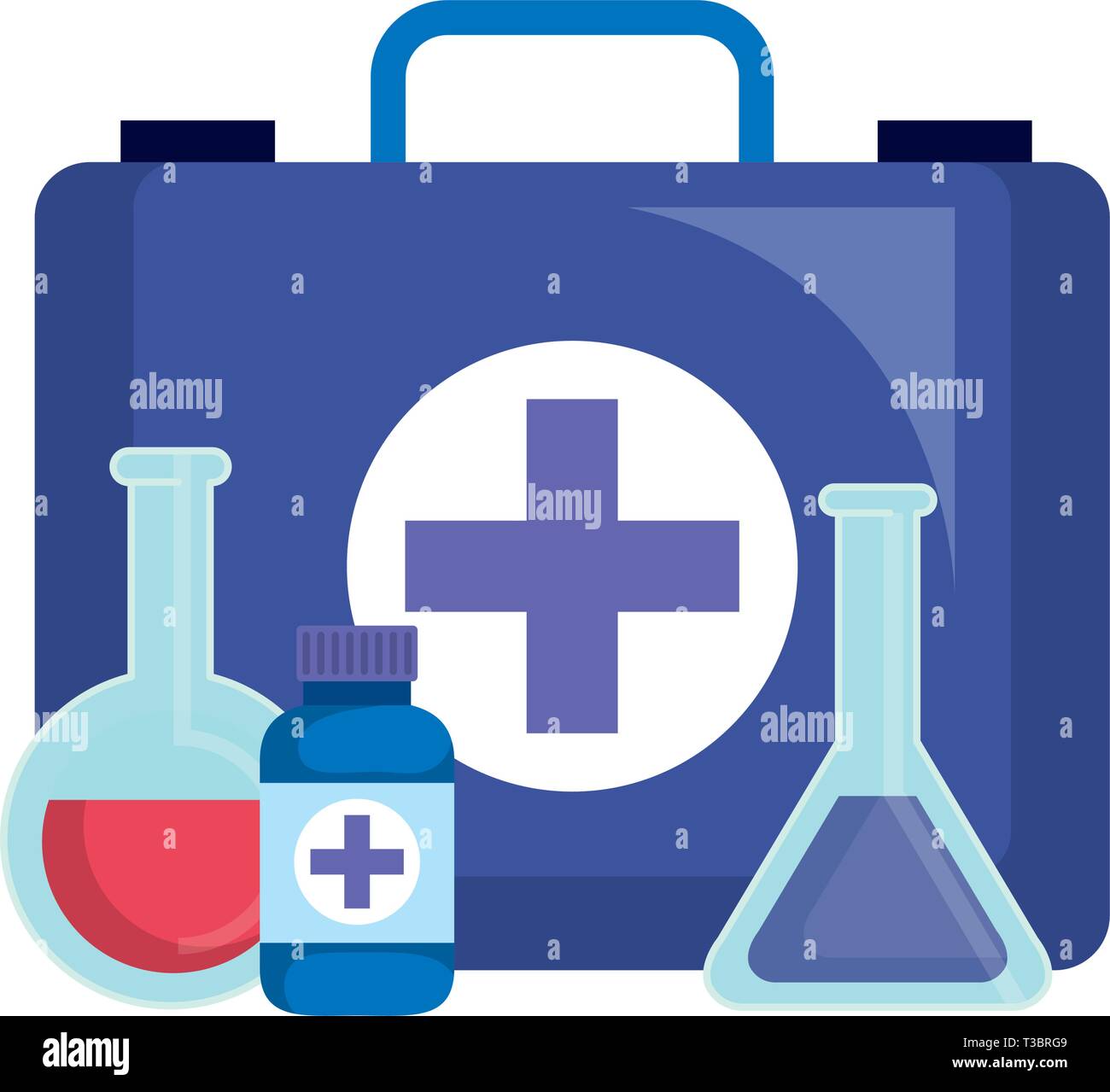 Test Kit Box Stock Vector Images - Alamy
