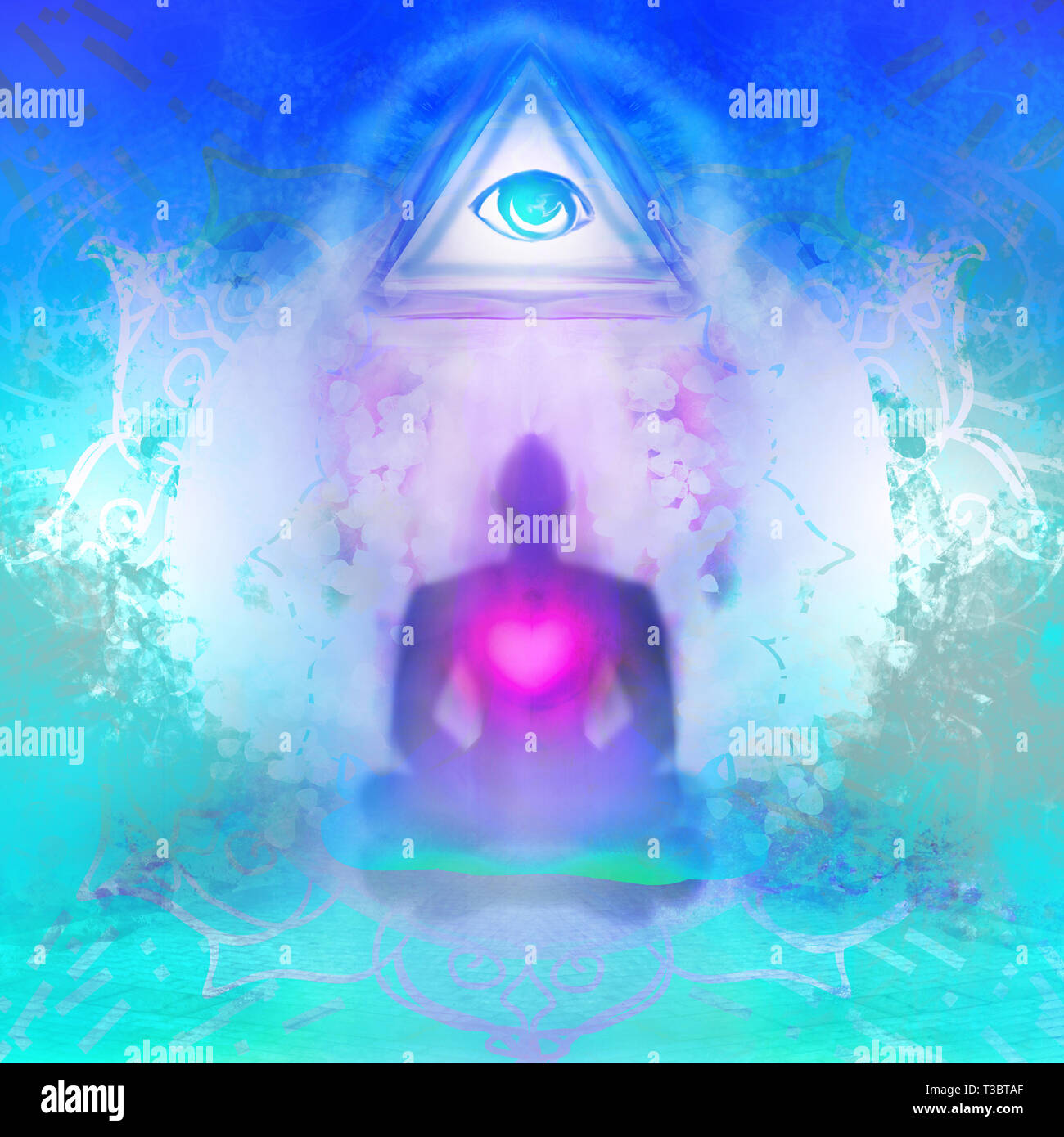 Man with third eye, psychic supernatural senses Stock Photo - Alamy