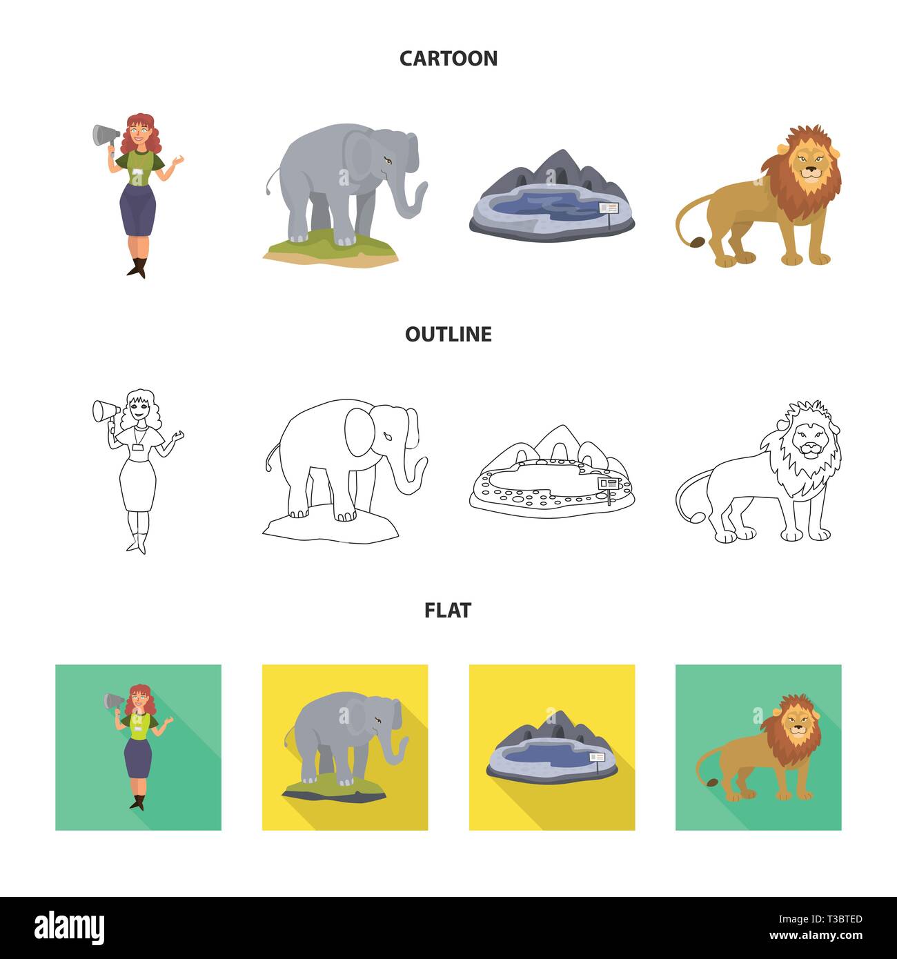 Vector design of nature and fun logo. Collection of nature and ...