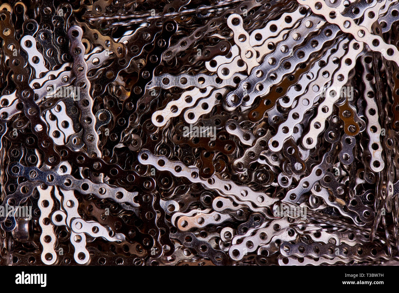 Silver and black empty glossy metal hi-res stock photography and images ...