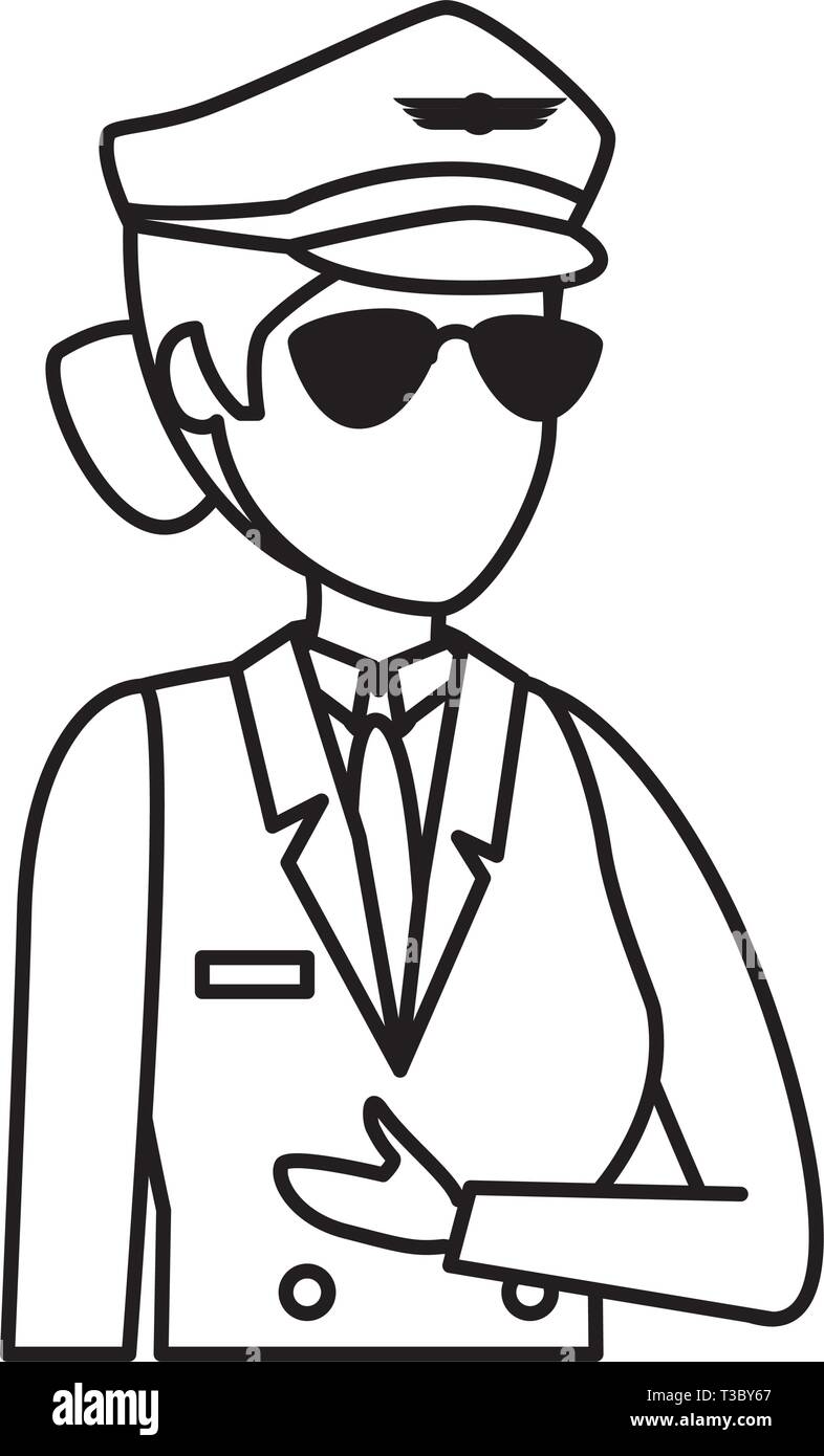 Airplane Pilot Lady Woman High Resolution Stock Photography and Images ...