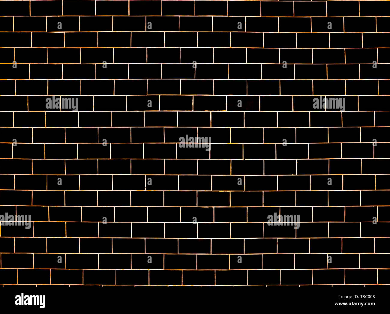 Brick wall pattern. black and gray surface background. Blocks and ...