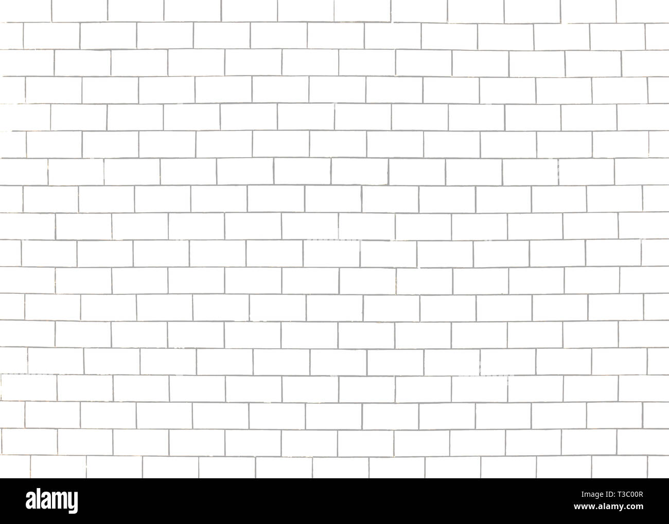 Brick wall pattern. White and gray surface background. Blocks and ...