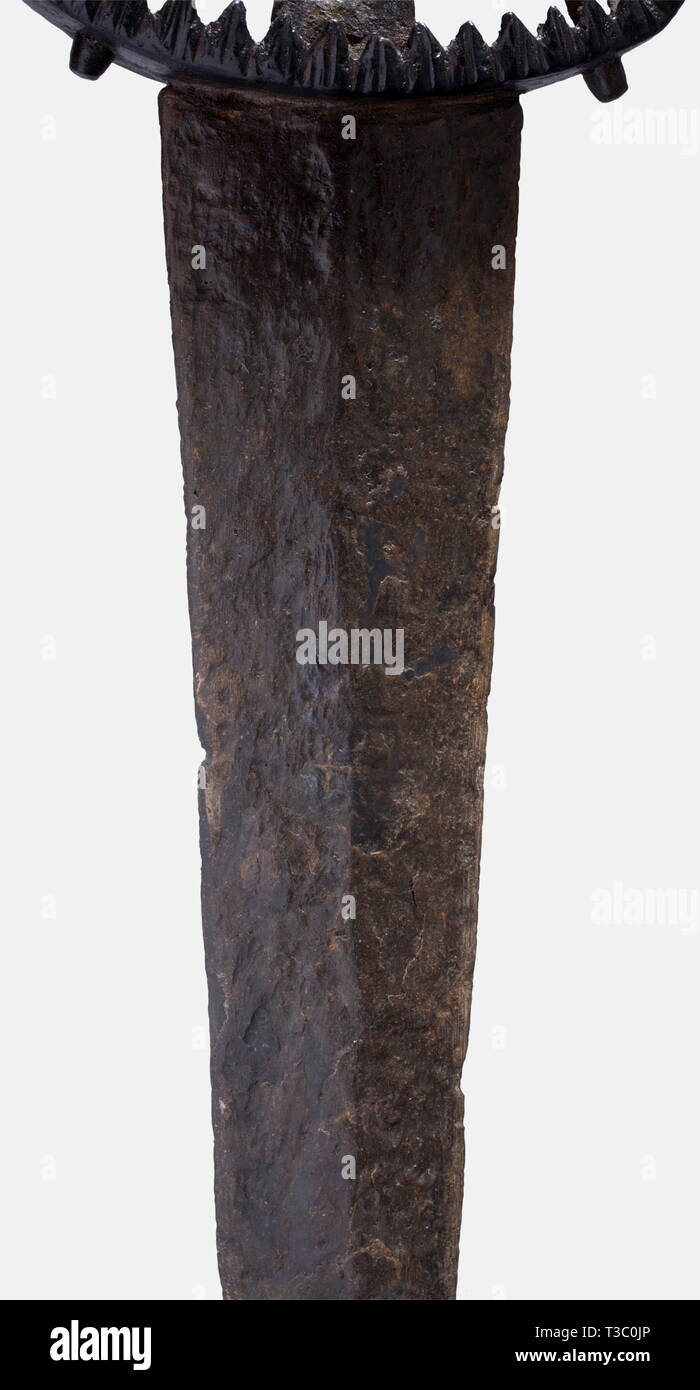 A baselard (Swiss dagger), Southern German, 15th century Heavy double ...