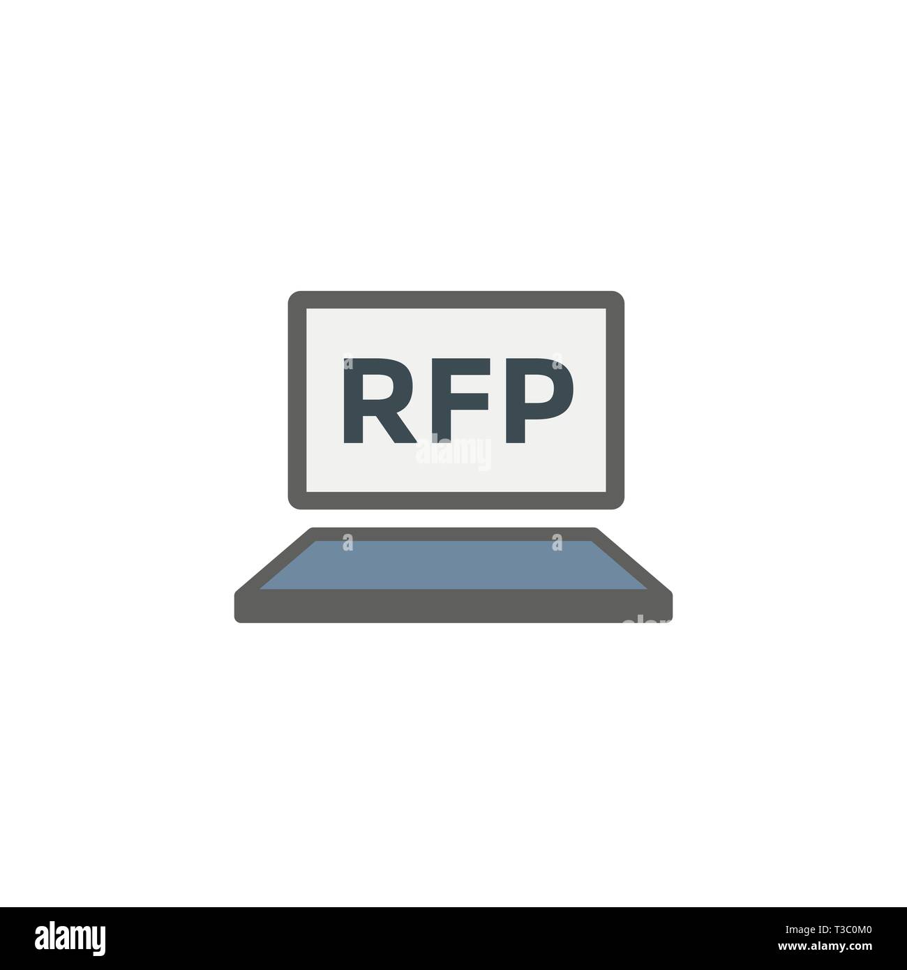 RFP Icon - request for proposal concept - idea Stock Vector Image & Art ...
