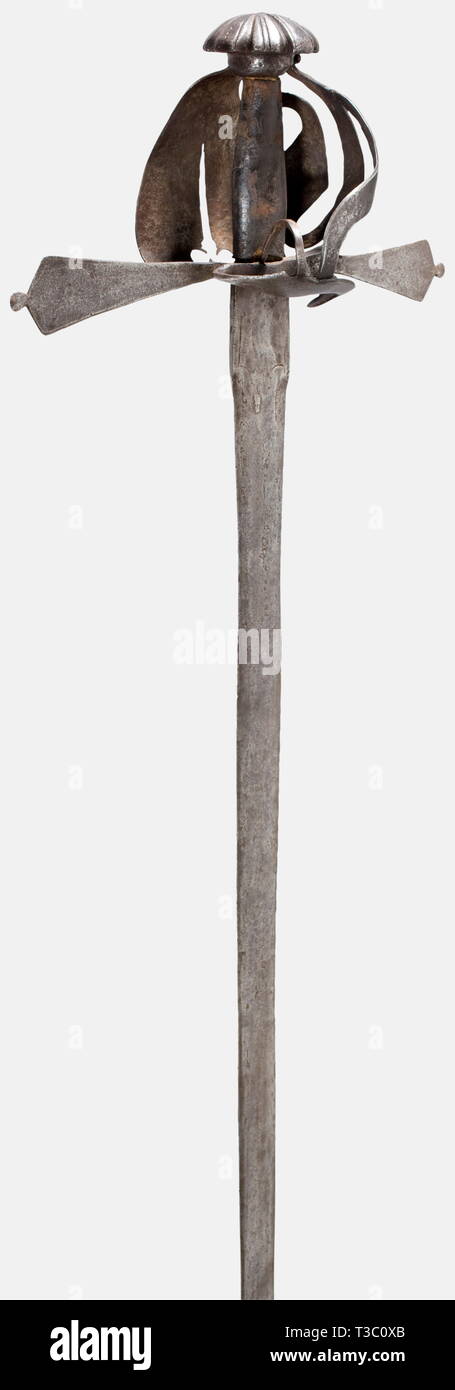 A basket-hilted Styrian sword, Southern German, circa 1580 Double-edged ...