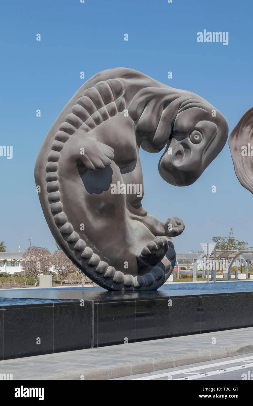 The Miraculous Journey (2005 to 2013), a series of 14 bronze sculptures ...