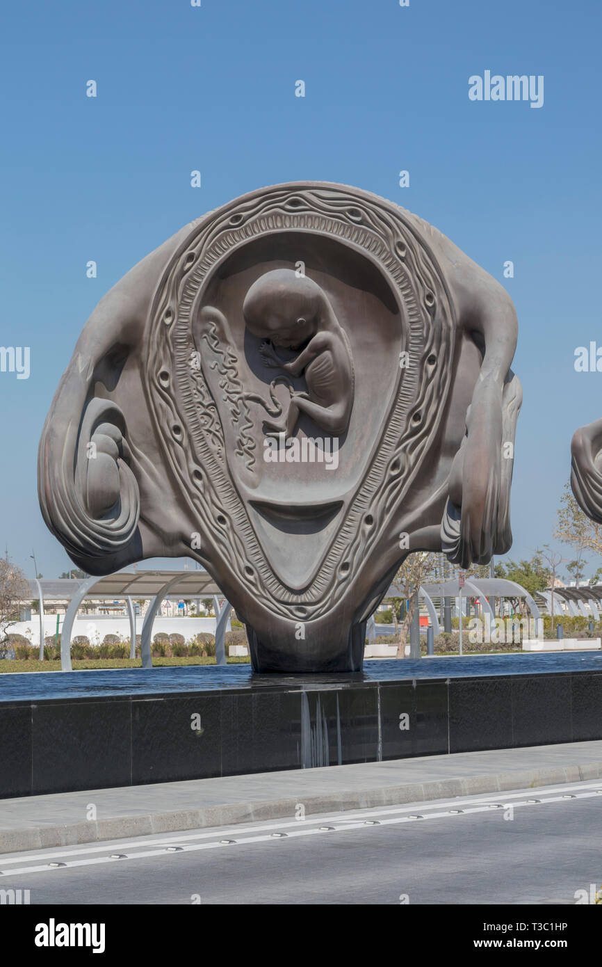 The Miraculous Journey (2005 to 2013), a series of 14 bronze sculptures ...