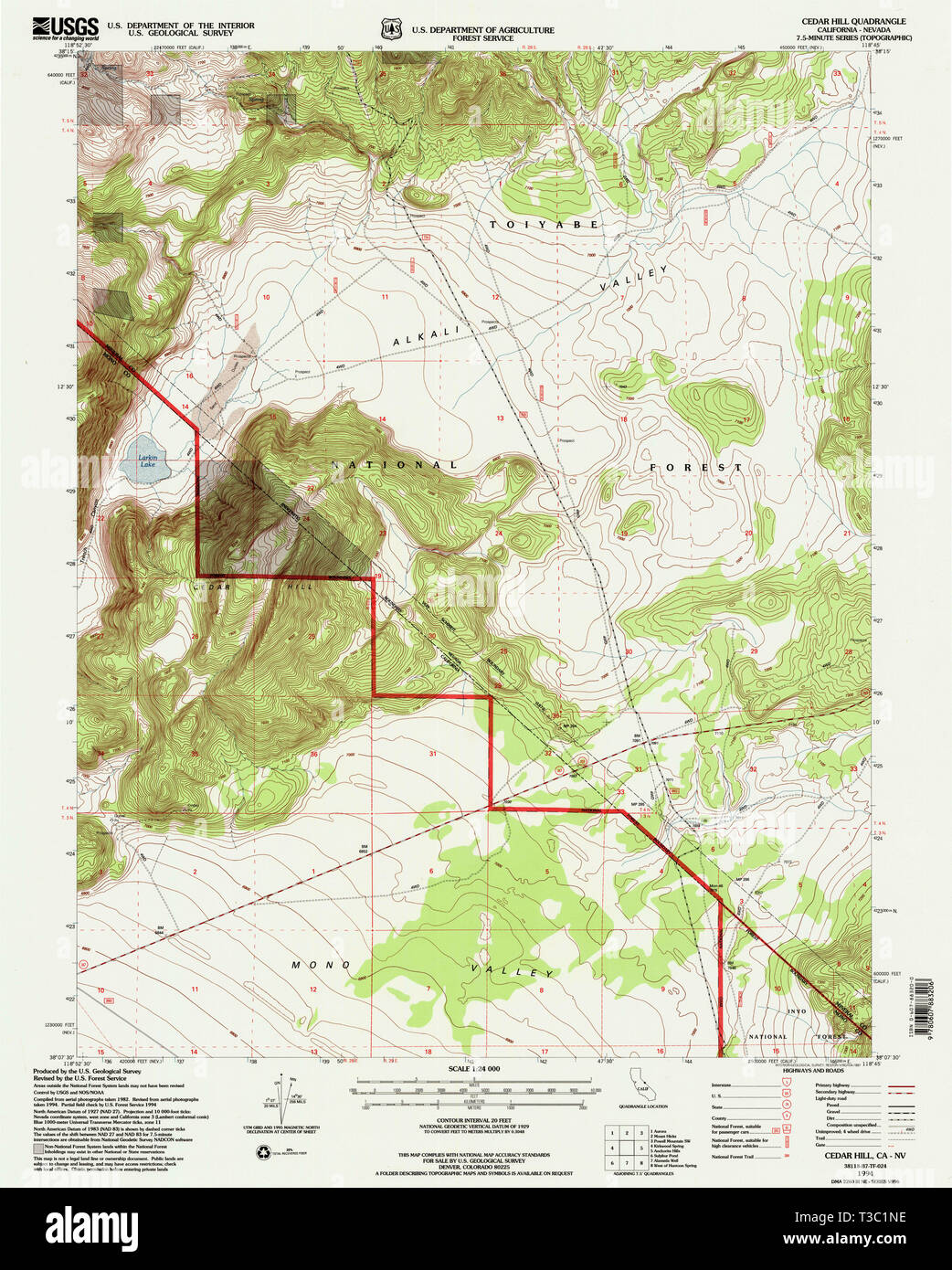 Map of cedar hill hi-res stock photography and images - Alamy