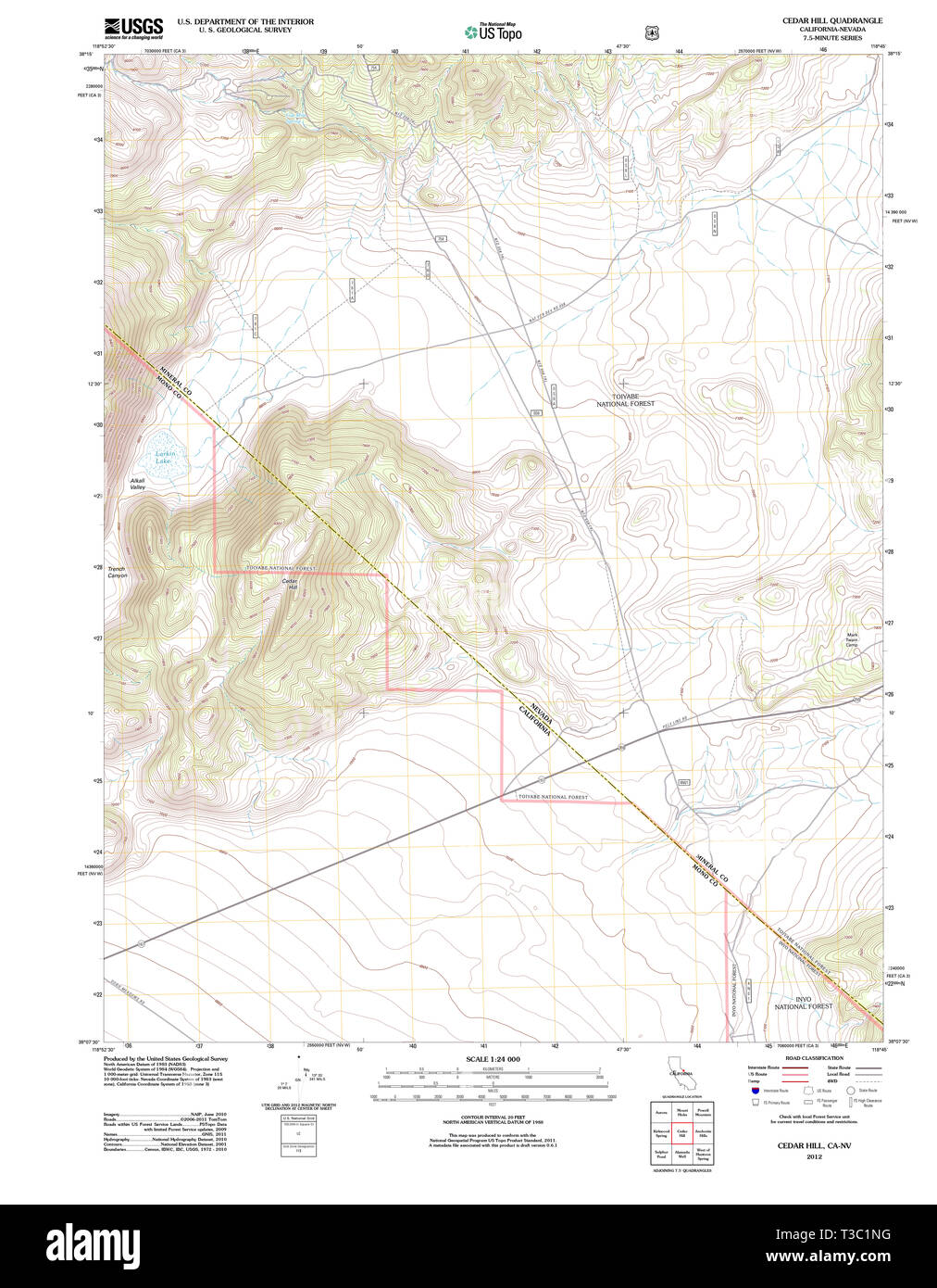 Map of cedar hill hi-res stock photography and images - Alamy