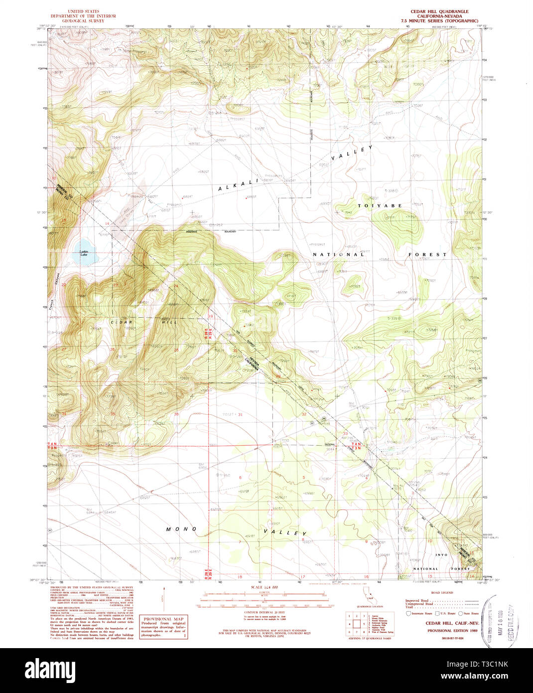 Cedar hill map hi-res stock photography and images - Alamy