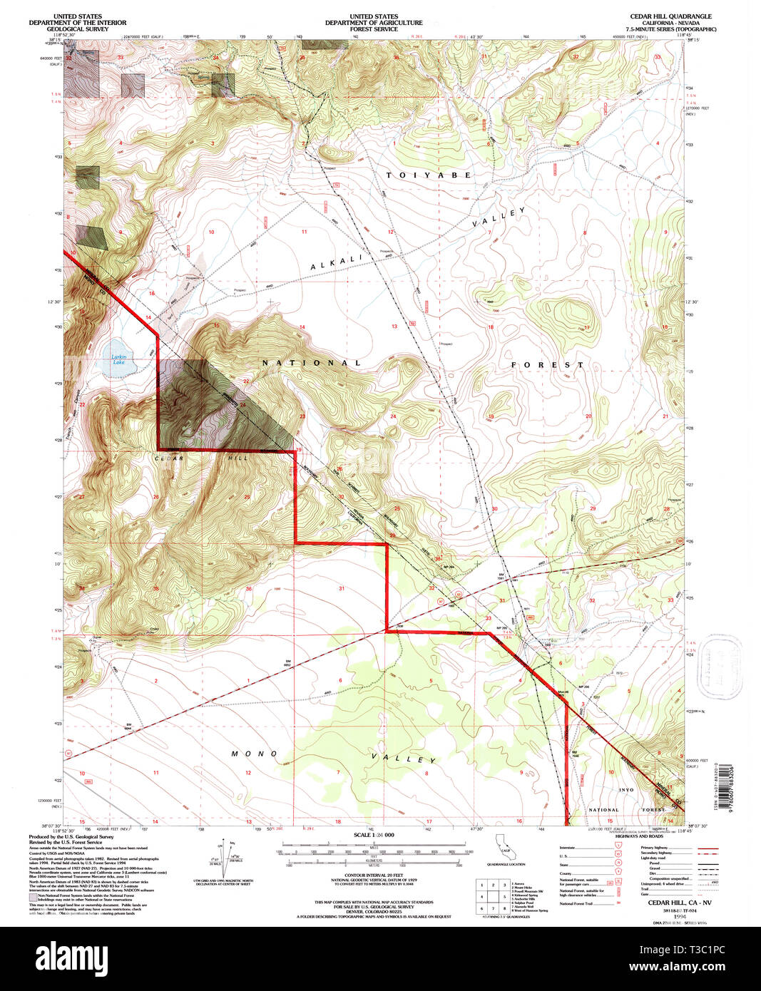 Map of cedar hill hi-res stock photography and images - Alamy