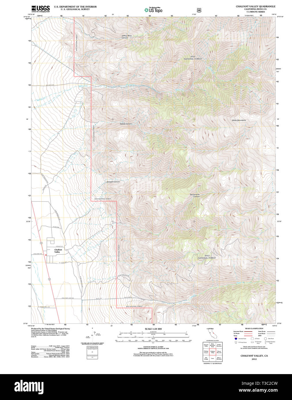 Chalfant valley hi-res stock photography and images - Alamy