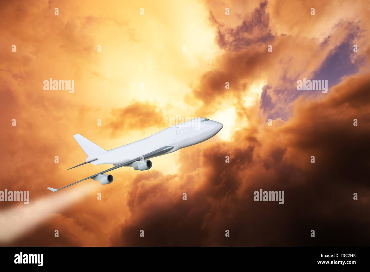 Golden plane hi-res stock photography and images - Alamy