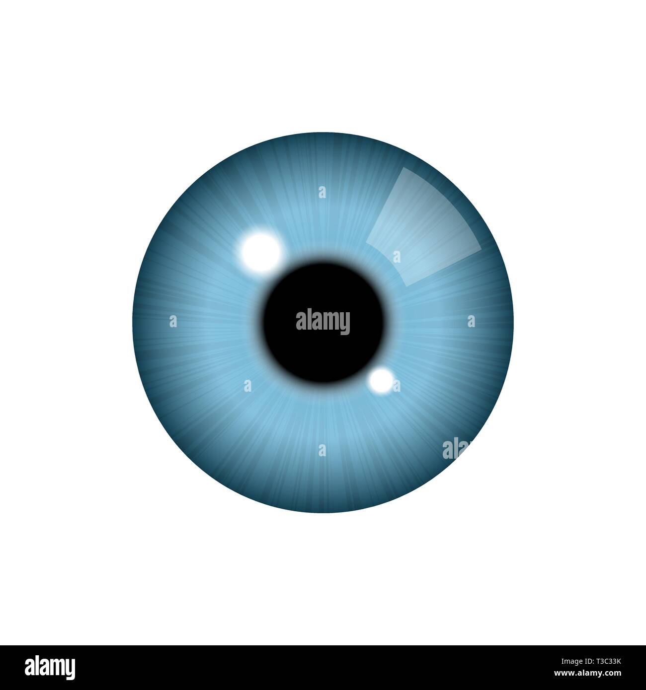 Realistic human eye on white background Stock Vector Image & Art - Alamy