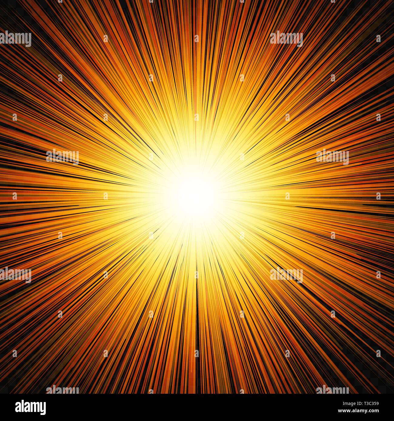 Sun shine glow light. Golden ray of sun Stock Vector Image & Art - Alamy