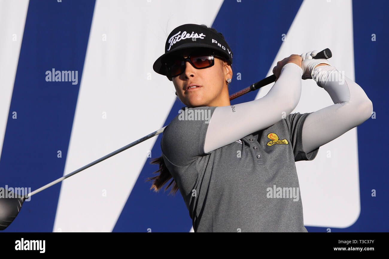 RANCHO MIRAGE, CALIFORNIA - APRIL 01, 2015 : Mariajo Uribe of spain at ...