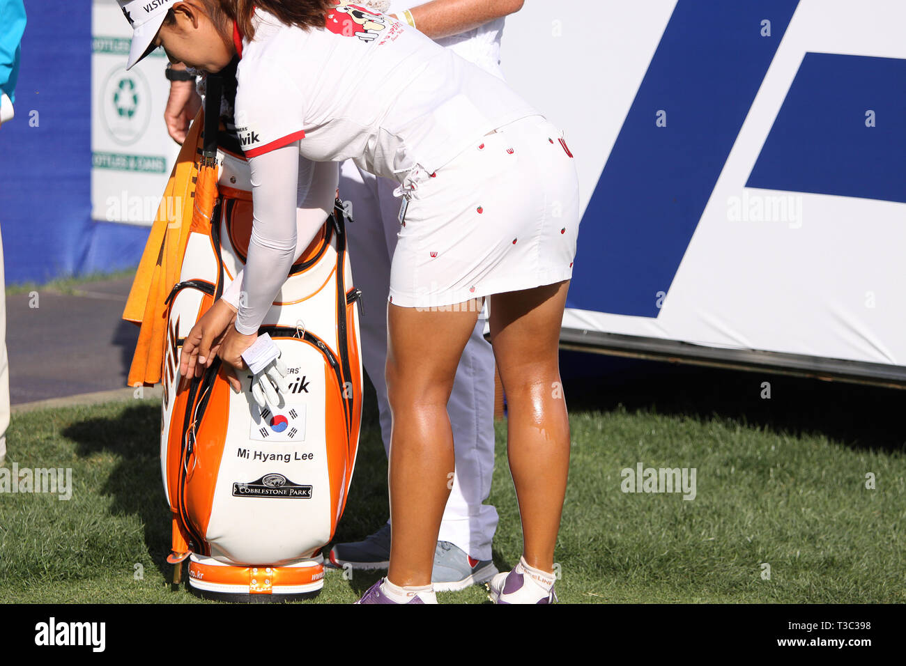 RANCHO MIRAGE, CALIFORNIA - APRIL 01, 2015 : Mi Hyang Lee ofd south ...