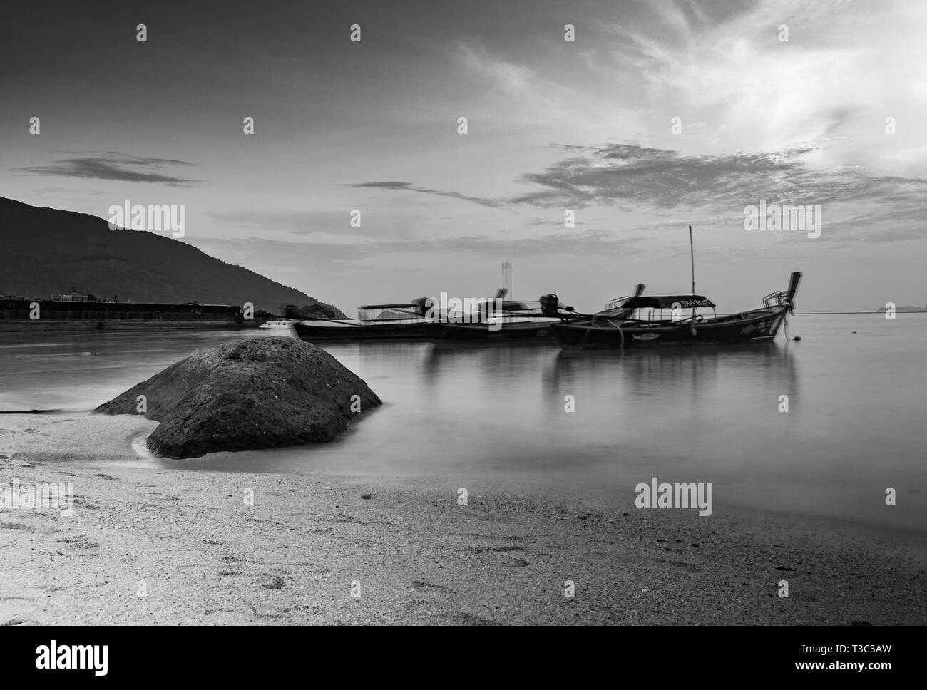 Andaman coast Black and White Stock Photos & Images - Alamy