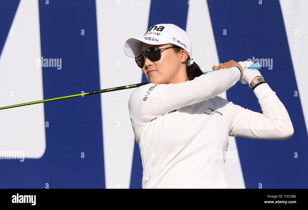 RANCHO MIRAGE, CALIFORNIA - APRIL 01, 2015 : So Yeon Ryu of south korea ...
