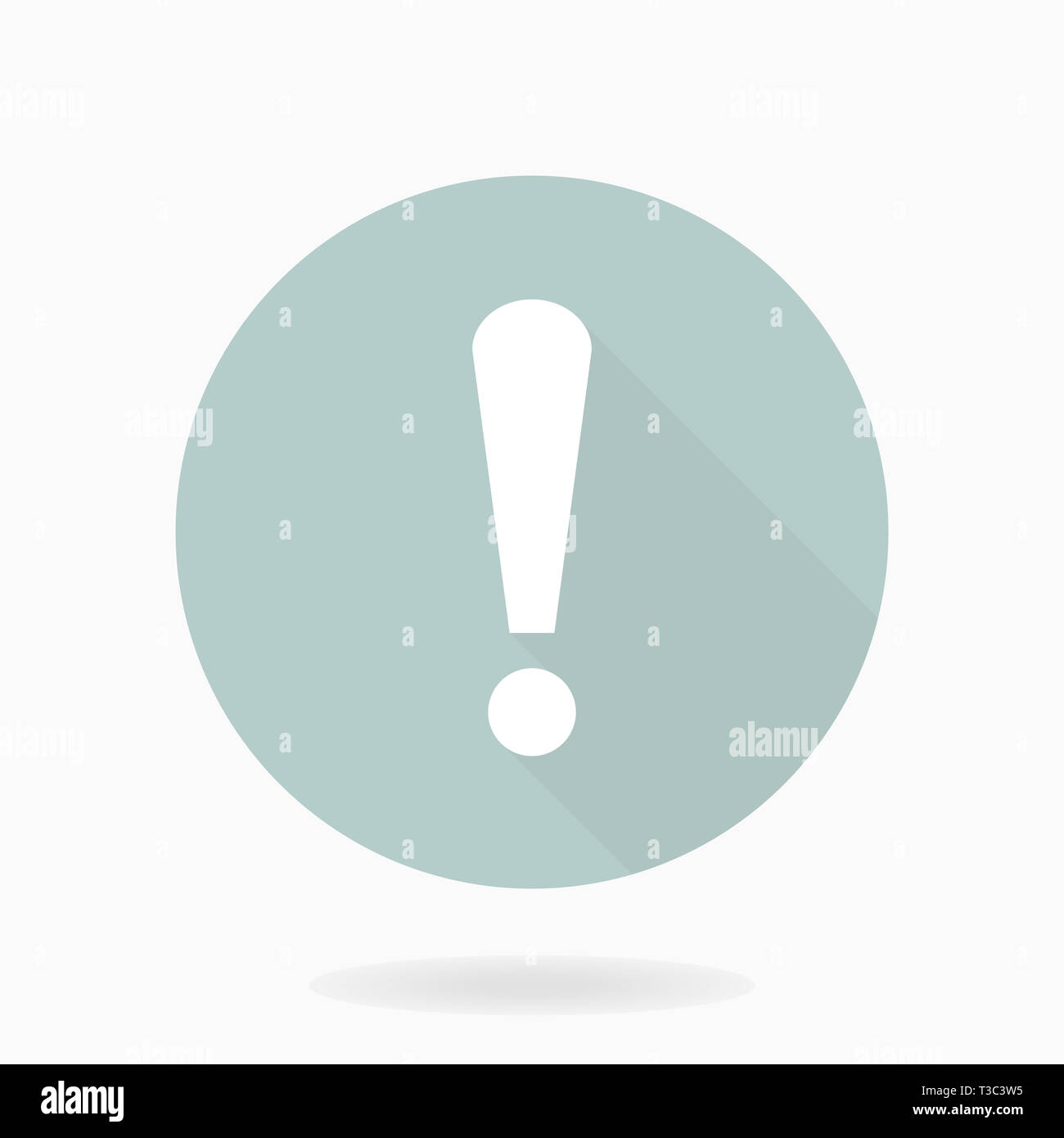 Exclamation icon symbol hi-res stock photography and images - Alamy