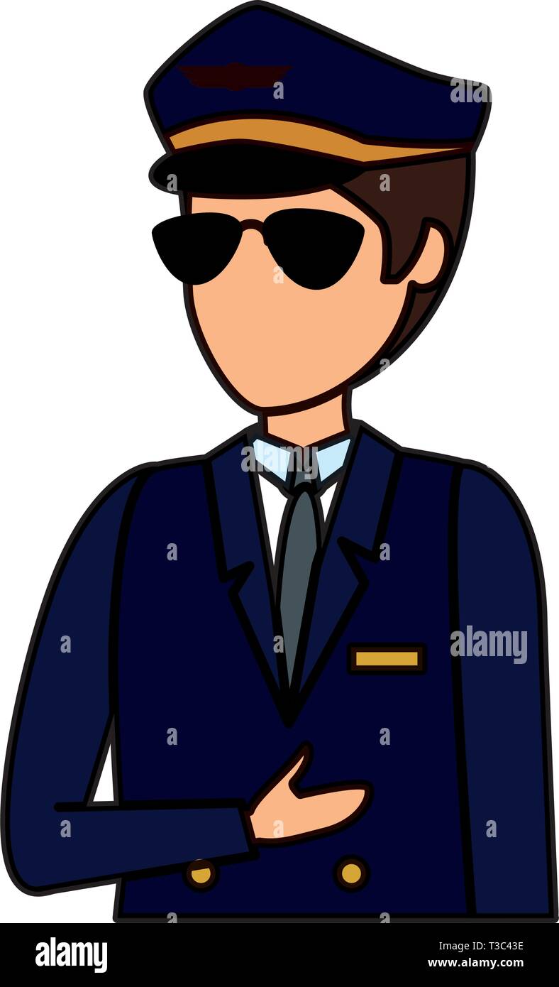 aviation pilot avatar character Stock Vector Image & Art - Alamy