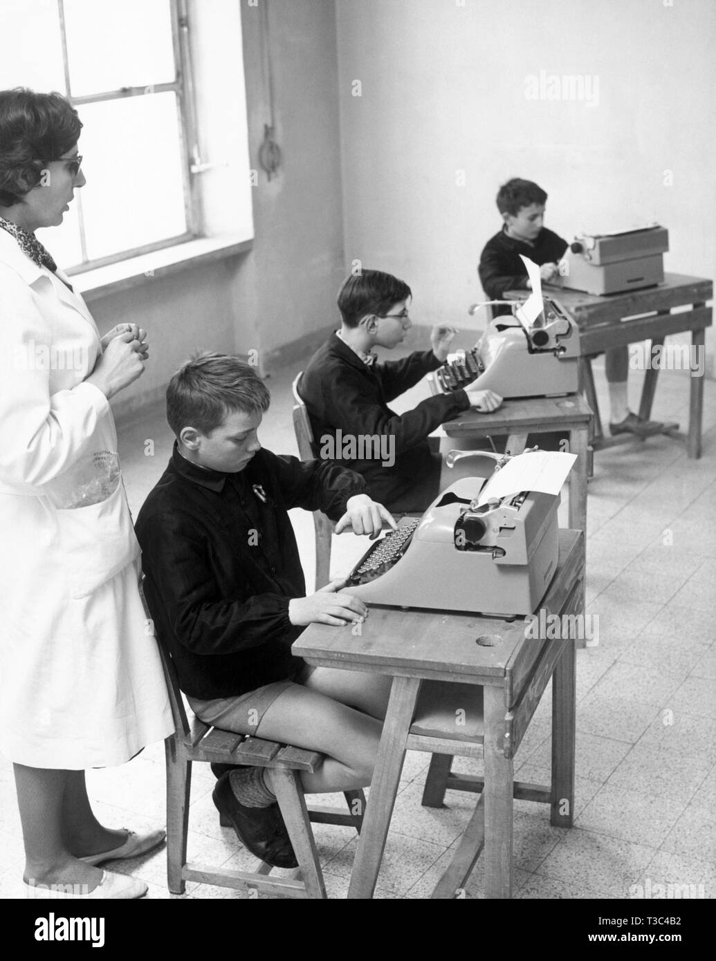 school for the mentally disabled, 1961 Stock Photo - Alamy