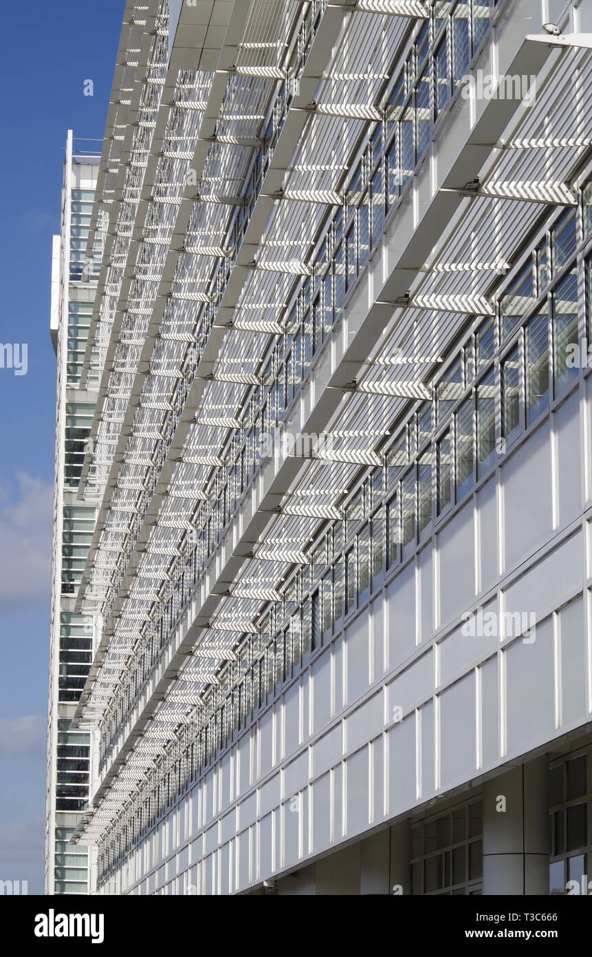 A building by the American architect Richard Meier, for the television ...
