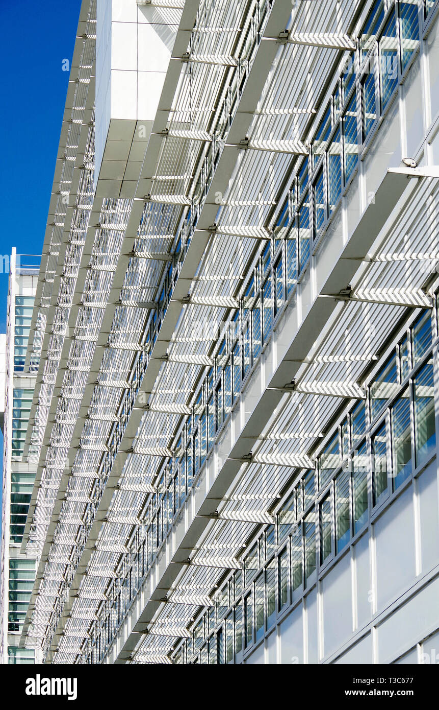 A building by the American architect Richard Meier, for the television ...
