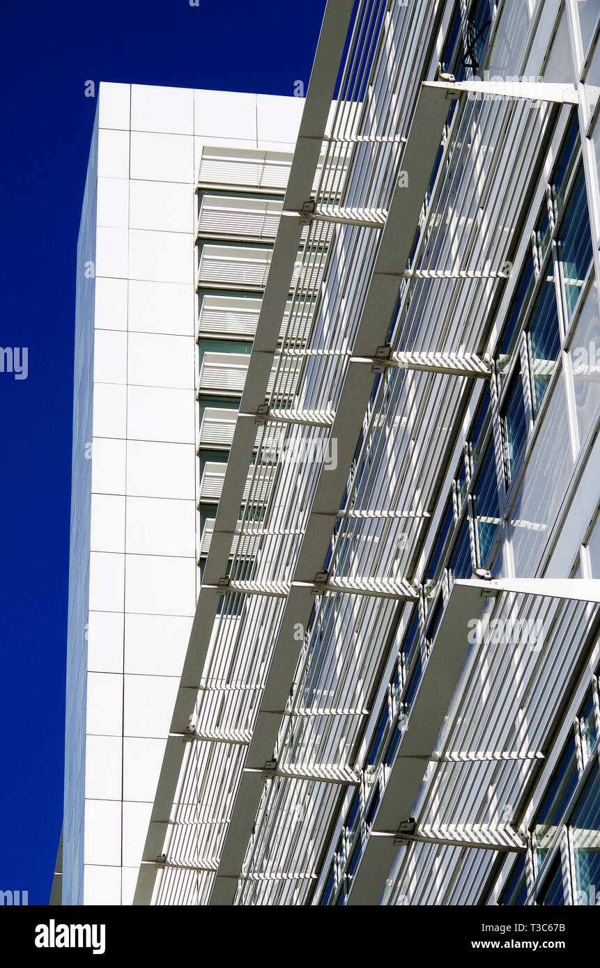 A building by the American architect Richard Meier, for the television ...