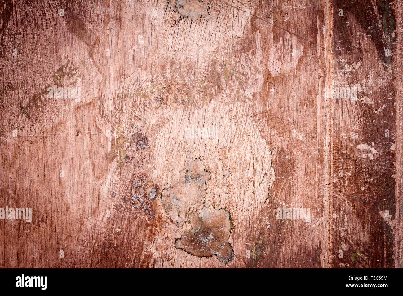 Scratched dirty dusty copper plate texture, old metal background ...