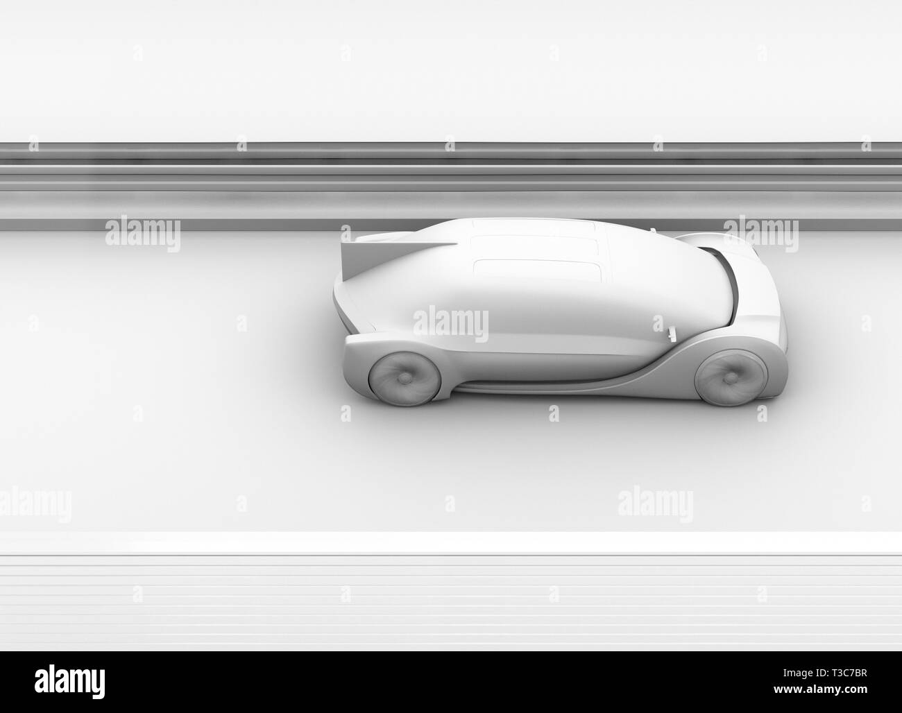 Car motorway autonomous Black and White Stock Photos & Images - Alamy