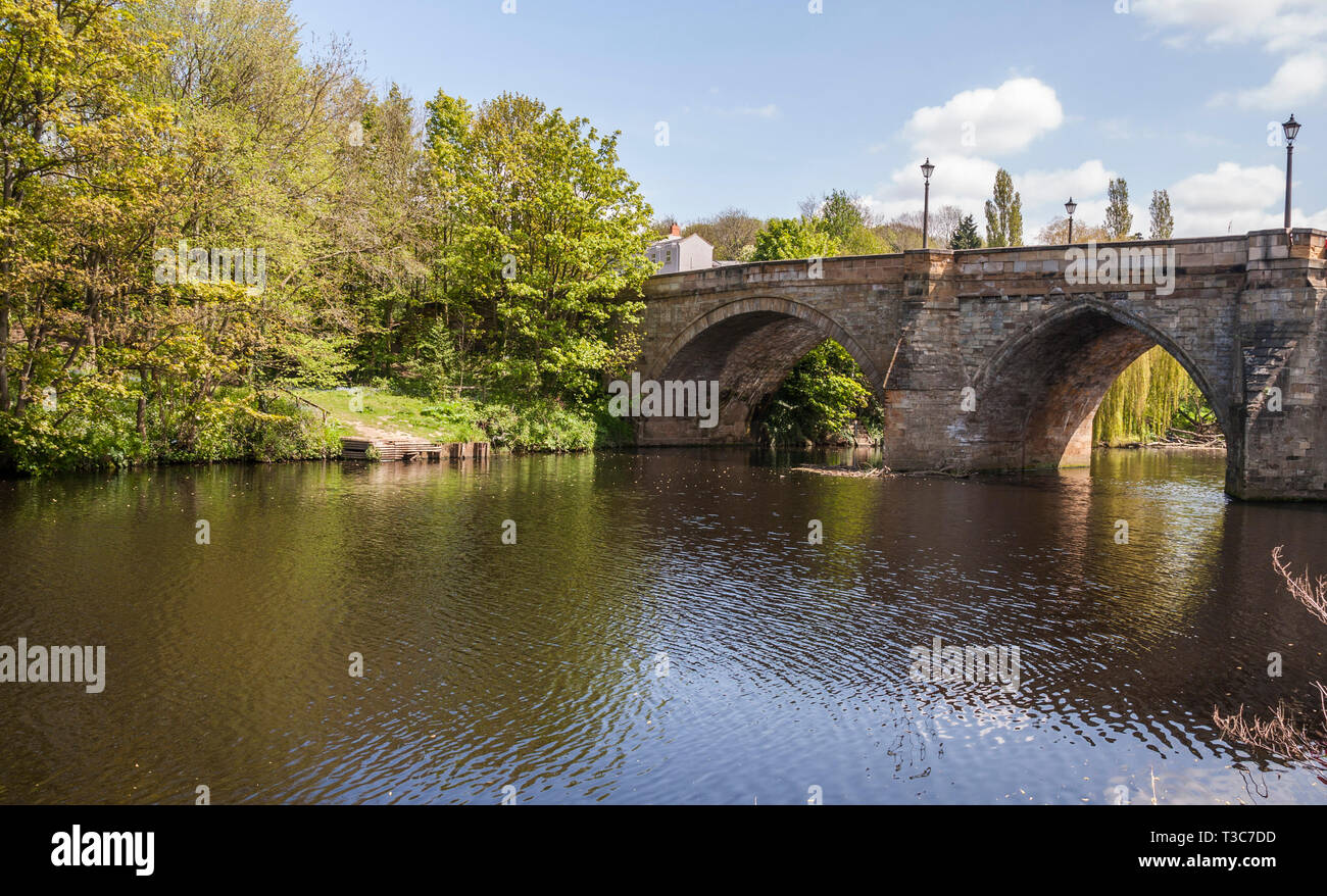 Yarm bridge river tees hi-res stock photography and images - Alamy