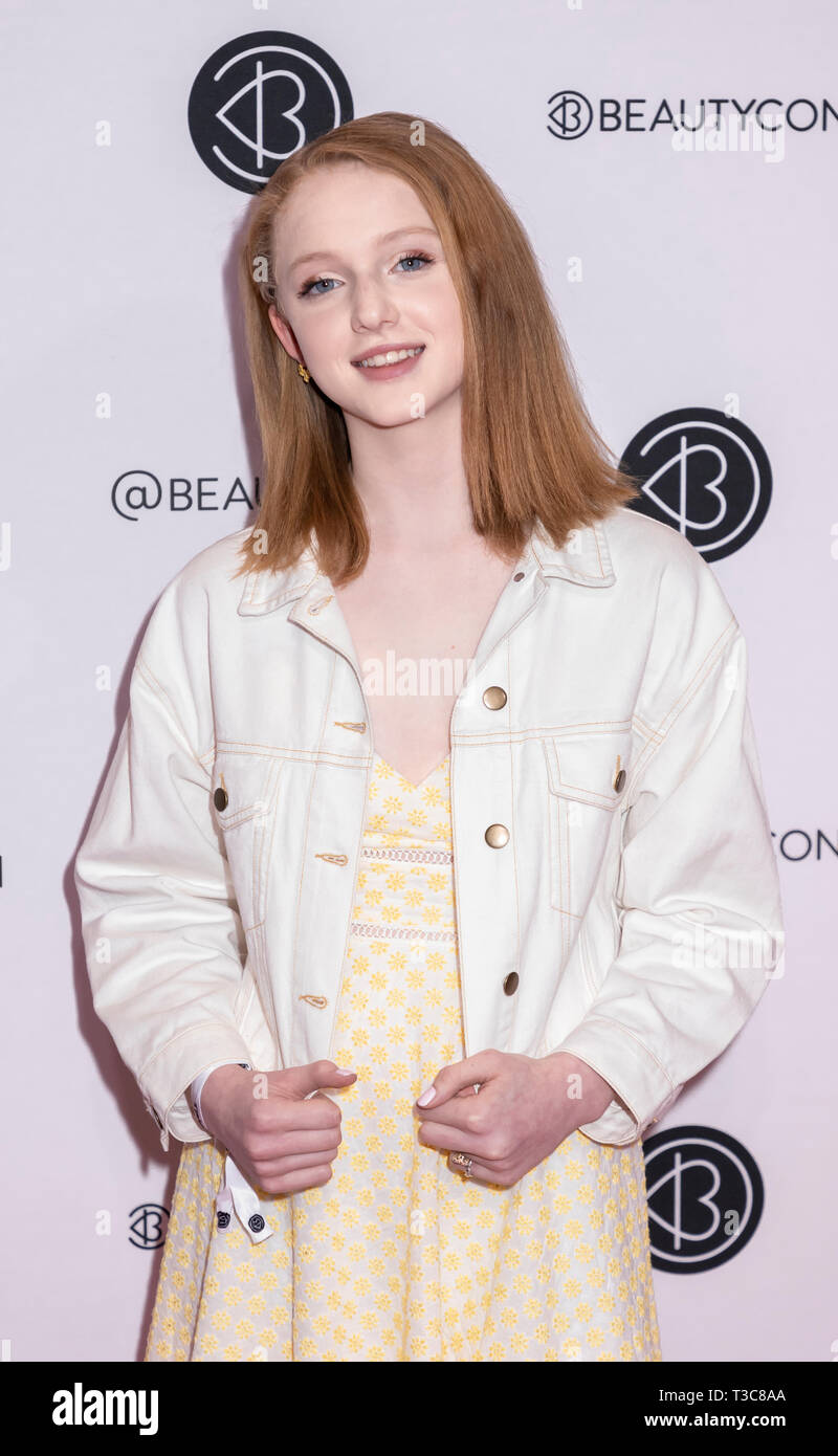 New York, NY, USA - April 6, 2019: Riley McEvoy attends Beautycon ...