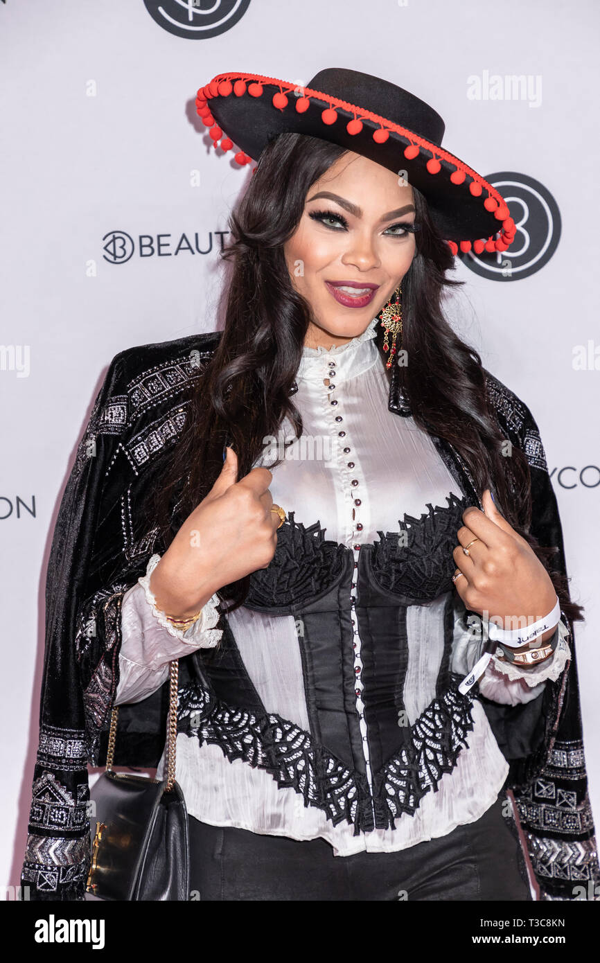 New York, NY, USA - April 6, 2019: Sincerely Ward attends Beautycon ...