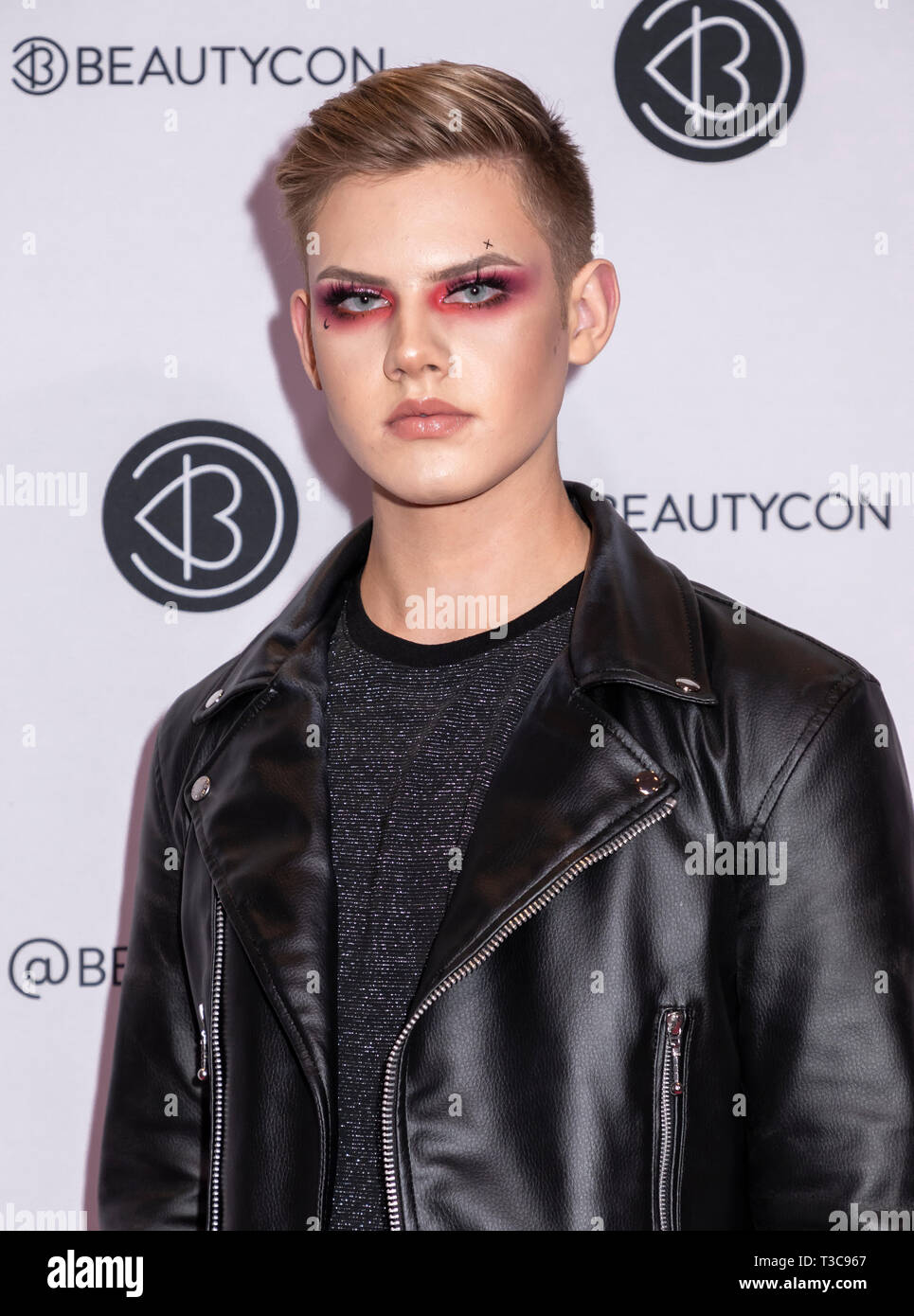 New York, NY, USA - April 6, 2019: Trevor Barrett attends Beautycon ...