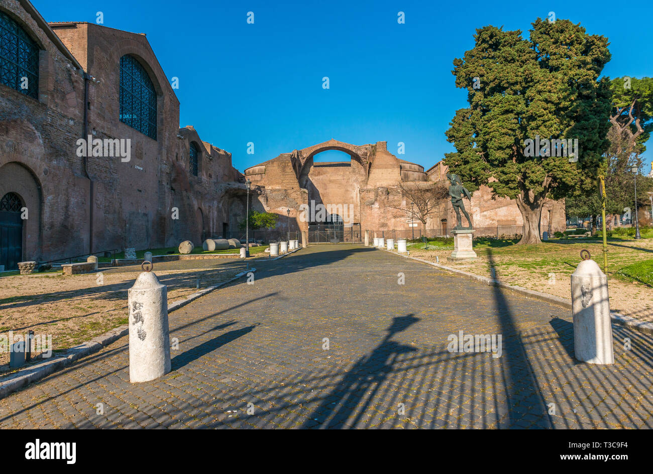 Baths of diocletian hi-res stock photography and images - Alamy