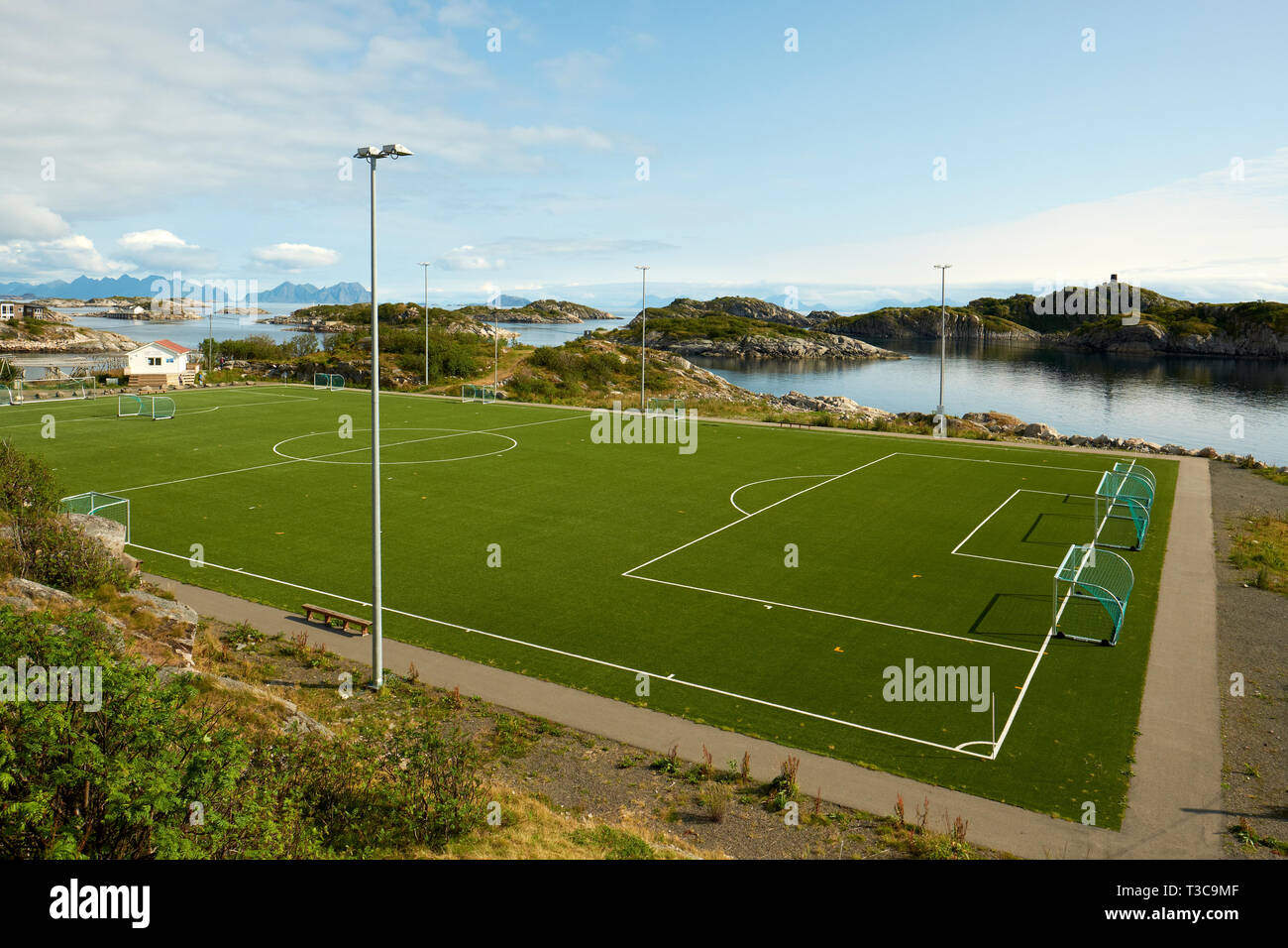 Norway soocer pitch hi-res stock photography and images - Alamy