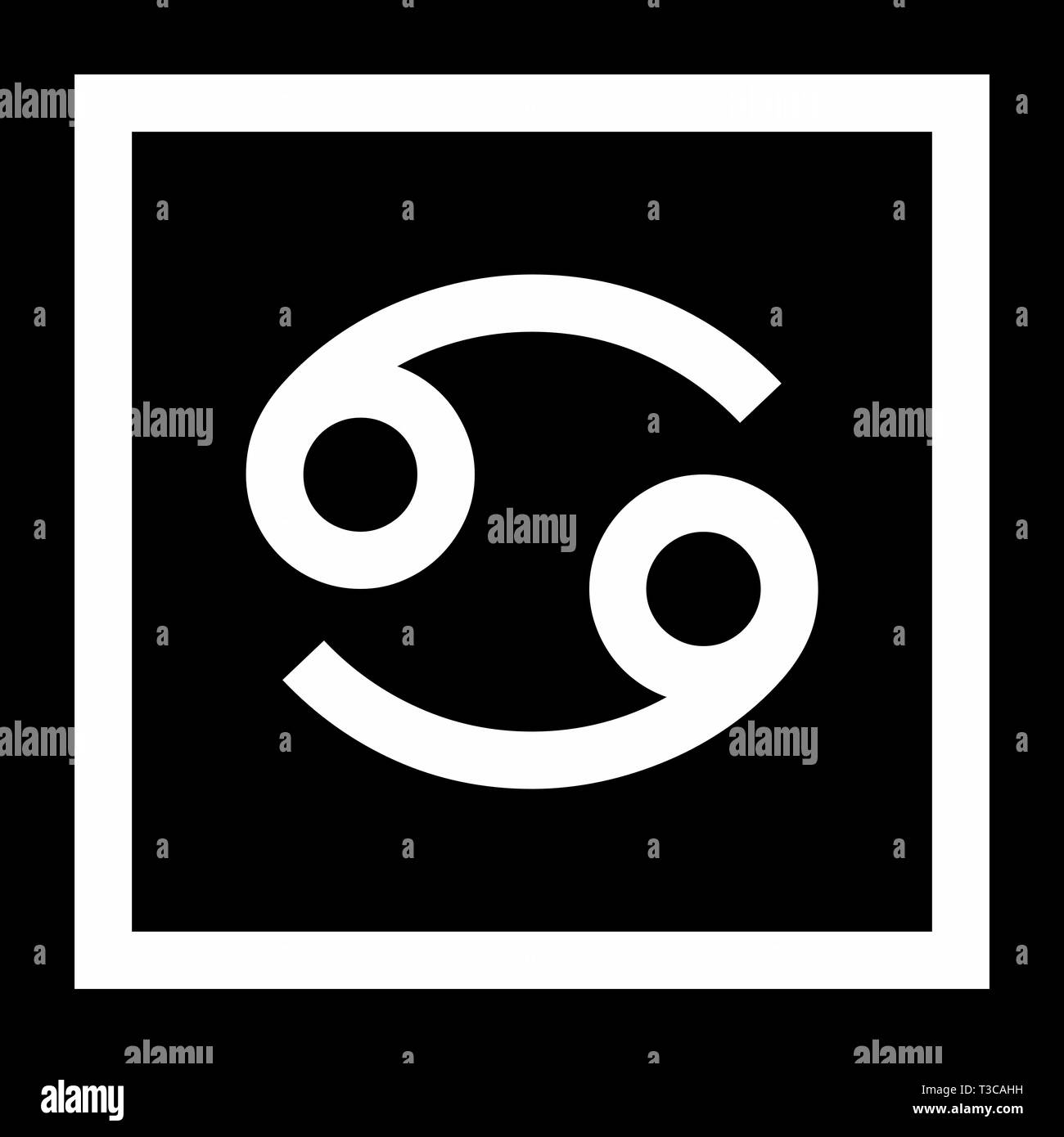 Cancer zodiac sign Stock Vector Images - Alamy