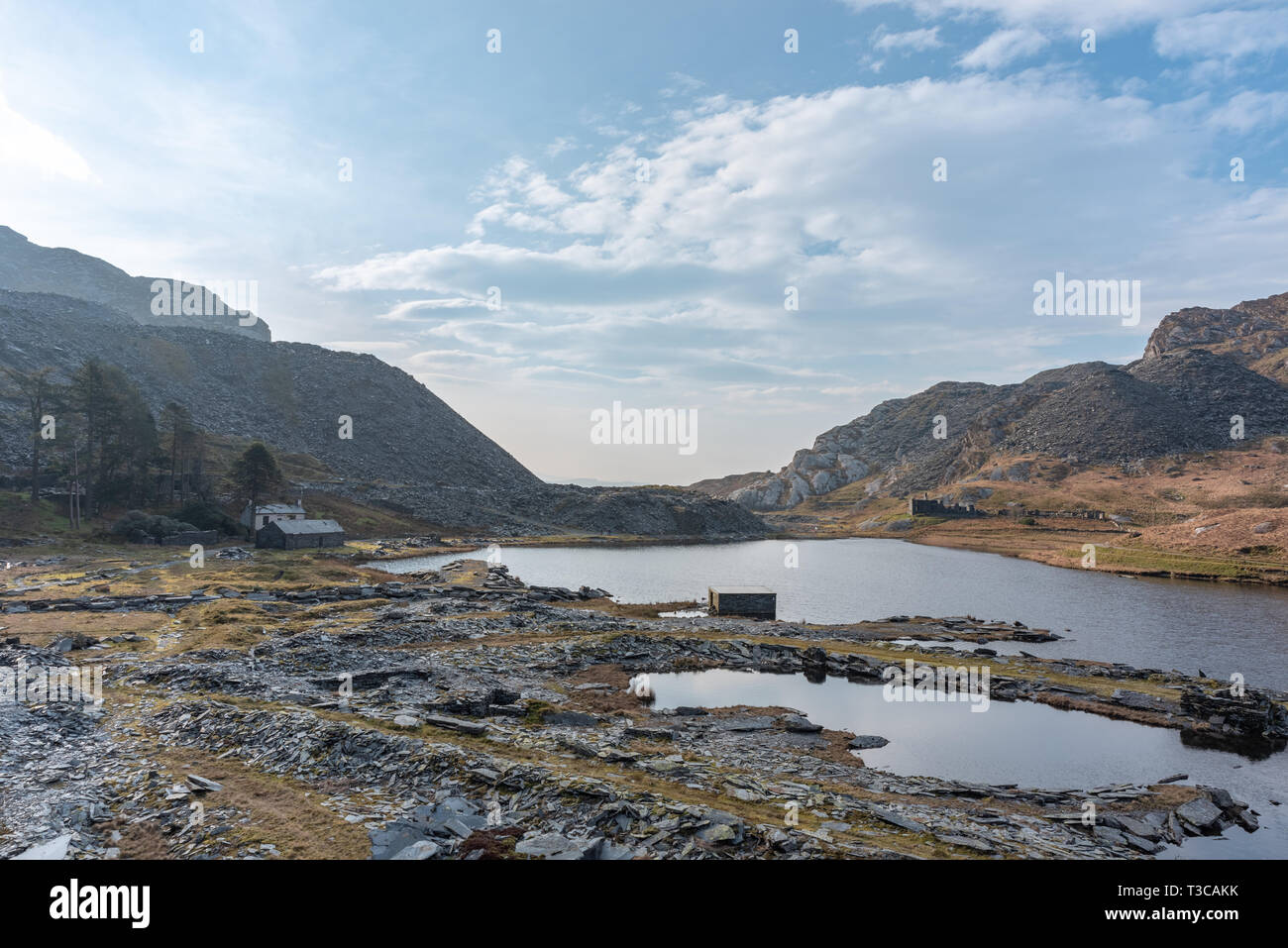 Exploring abandoned quarry mine High Resolution Stock Photography and ...