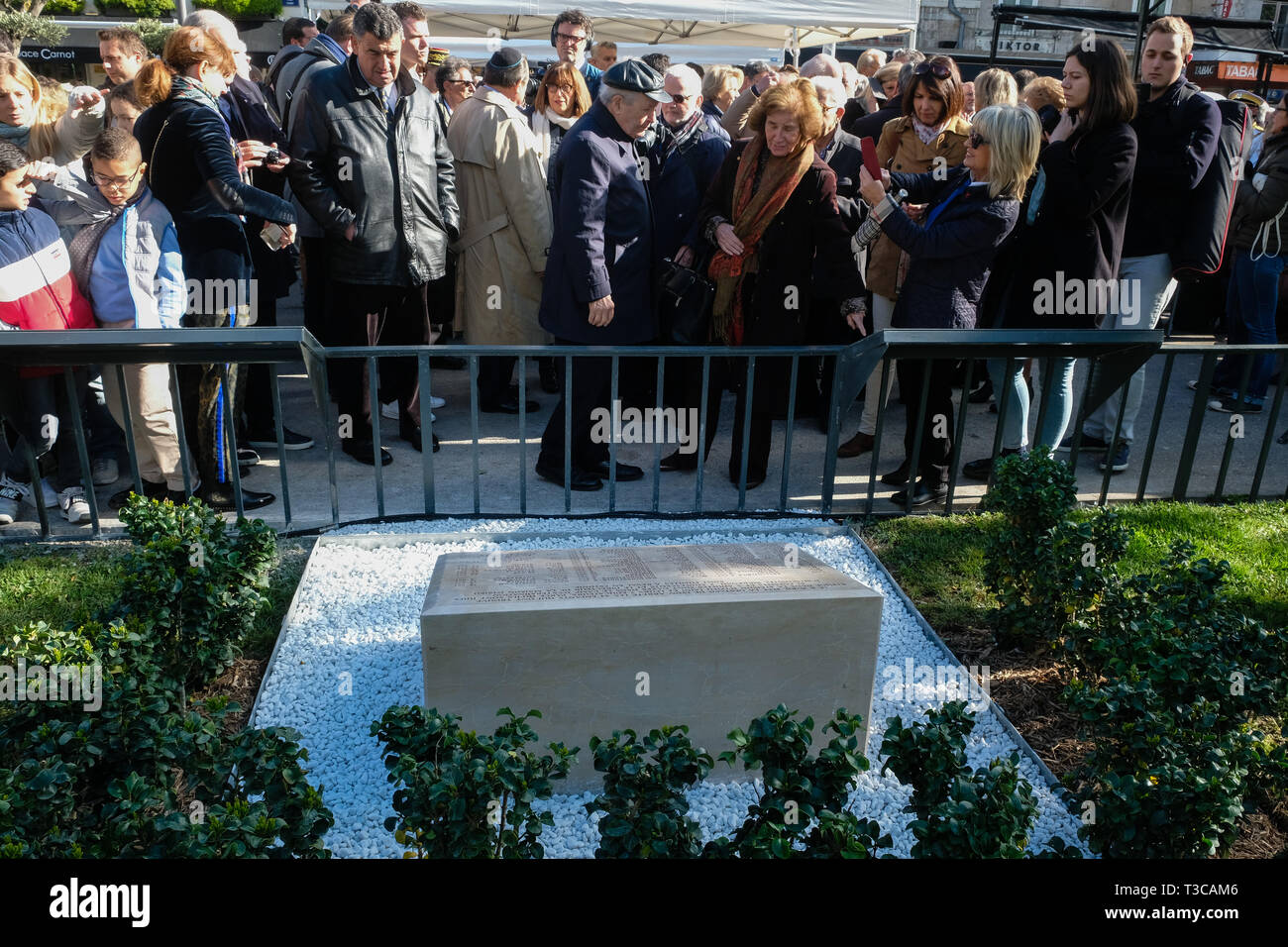Memorial 44 children Izieu Stock Photo - Alamy